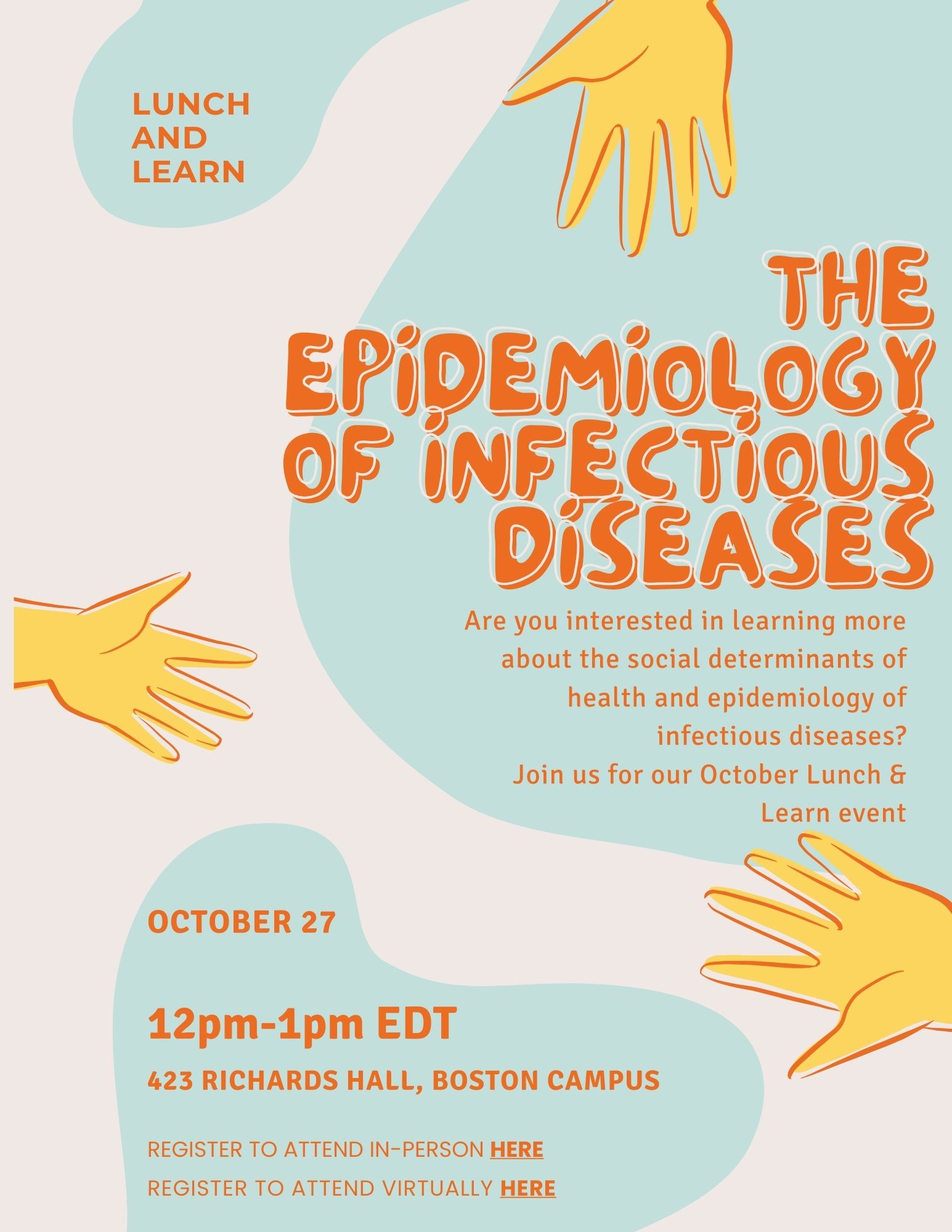 Lunch & Learn: The Epidemiology of Infectious Diseases | PreMed and ...