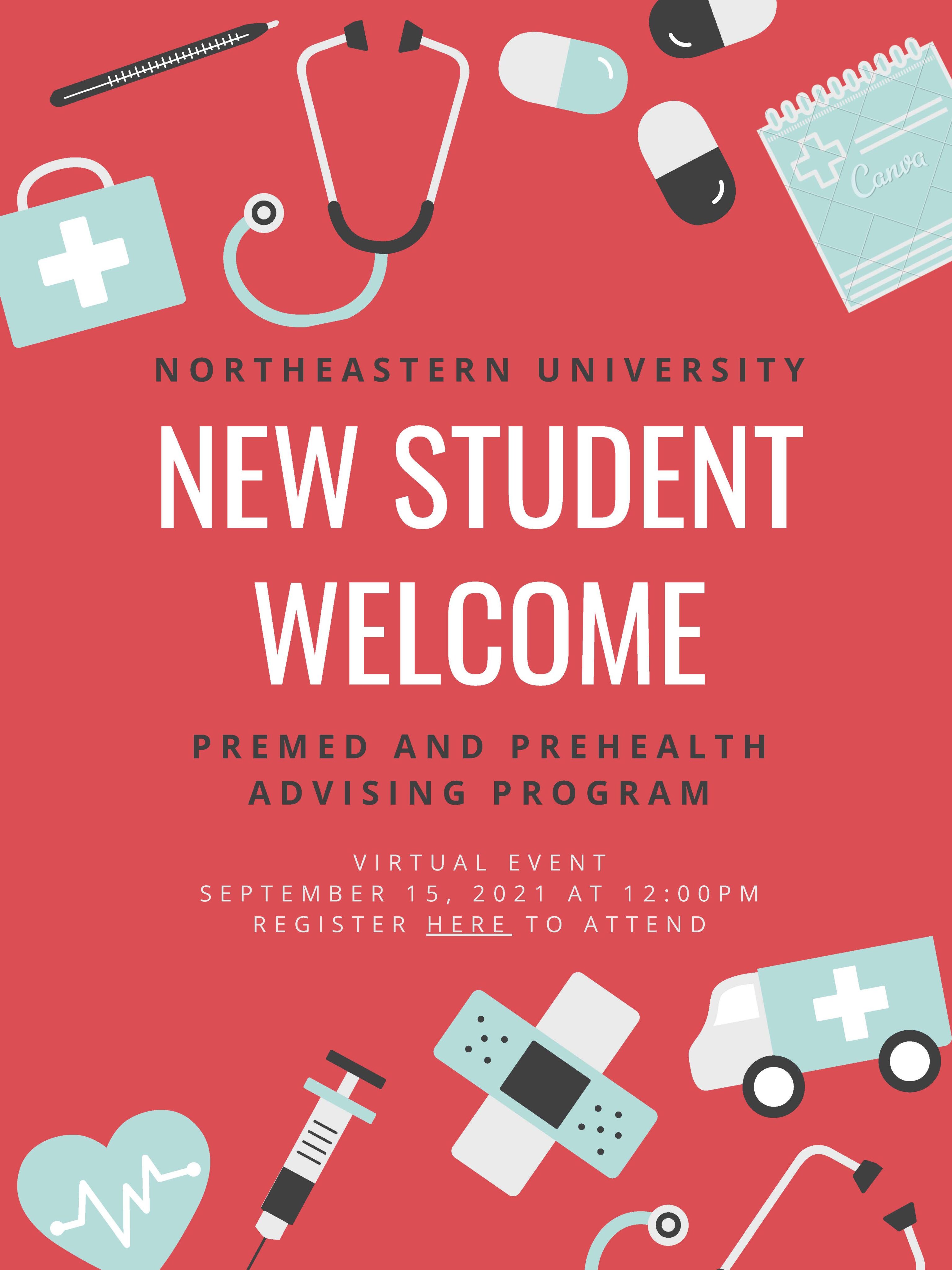 New Student Welcome Meeting (Virtual) | PreMed and PreHealth Advising ...