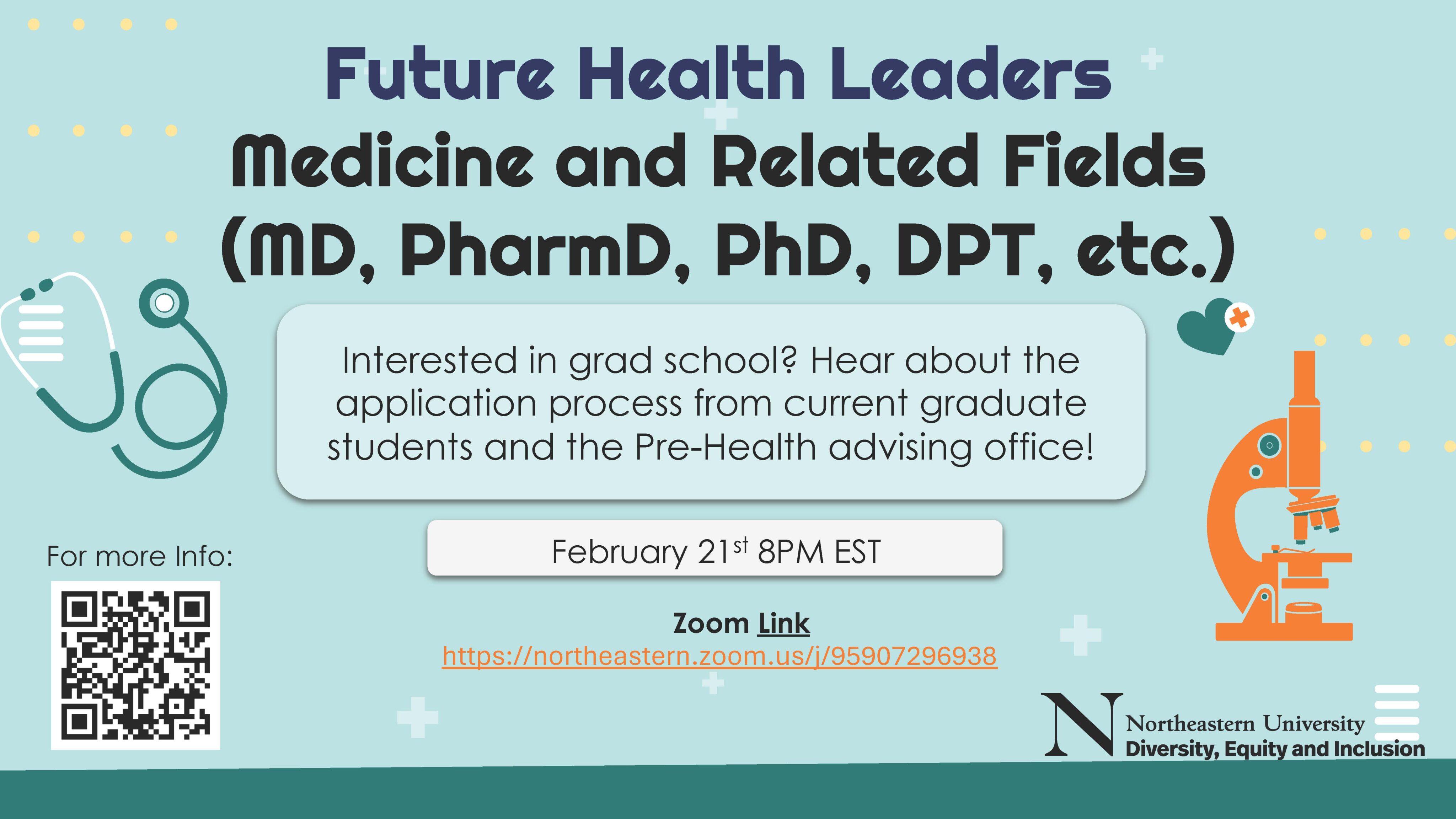 Applying to Health Graduate Programs: A panel discussion sponsored by ...