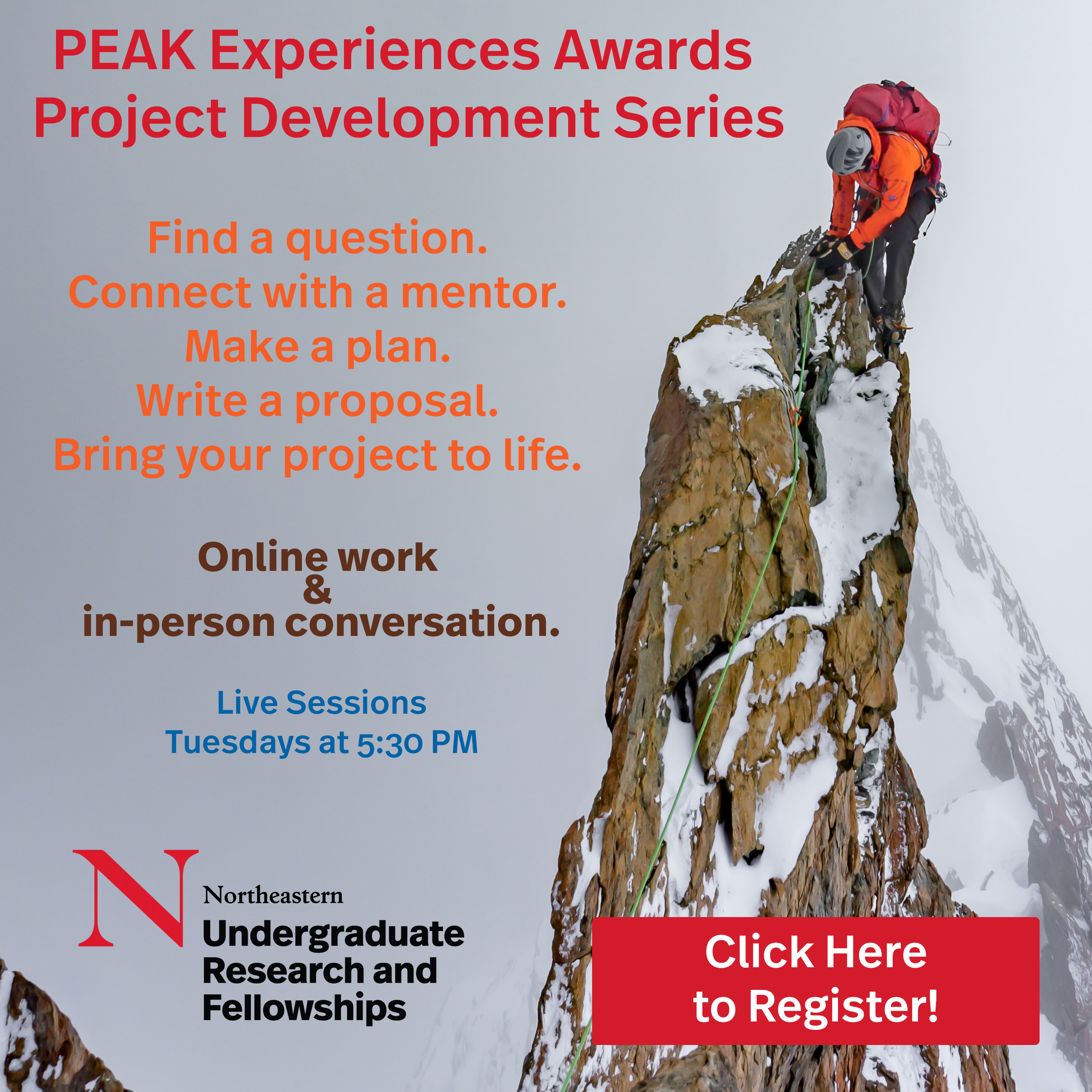 PEAK Project Development Workshop | Undergraduate Research & Fellowships